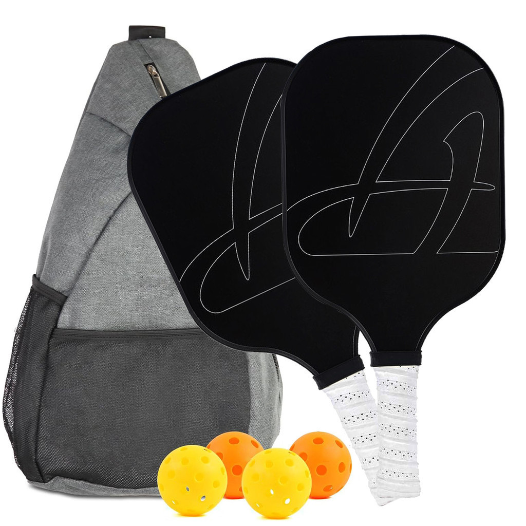 10MM Pickleball Paddles Set with 2 Pickleball Rackets, 4Pickle Balls ...