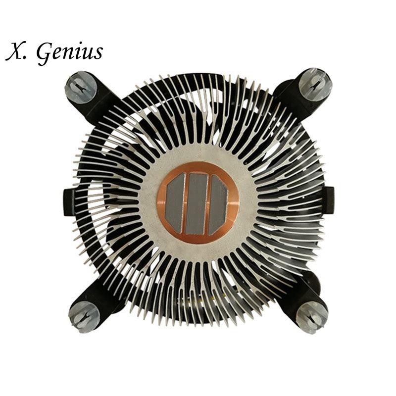 CPU Cooling Fan 4-Pin Connector CPU Cooler with Copper Heatsink for I3 ...