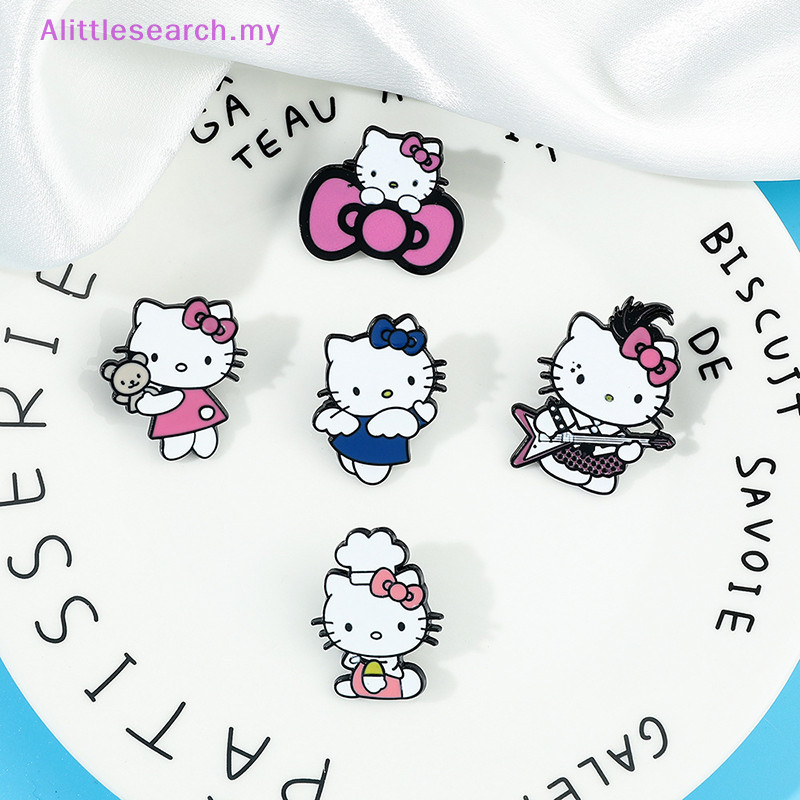 Alittlesearch Sanrio Hello Kitty Lapel Pins For Backpacks Brooches