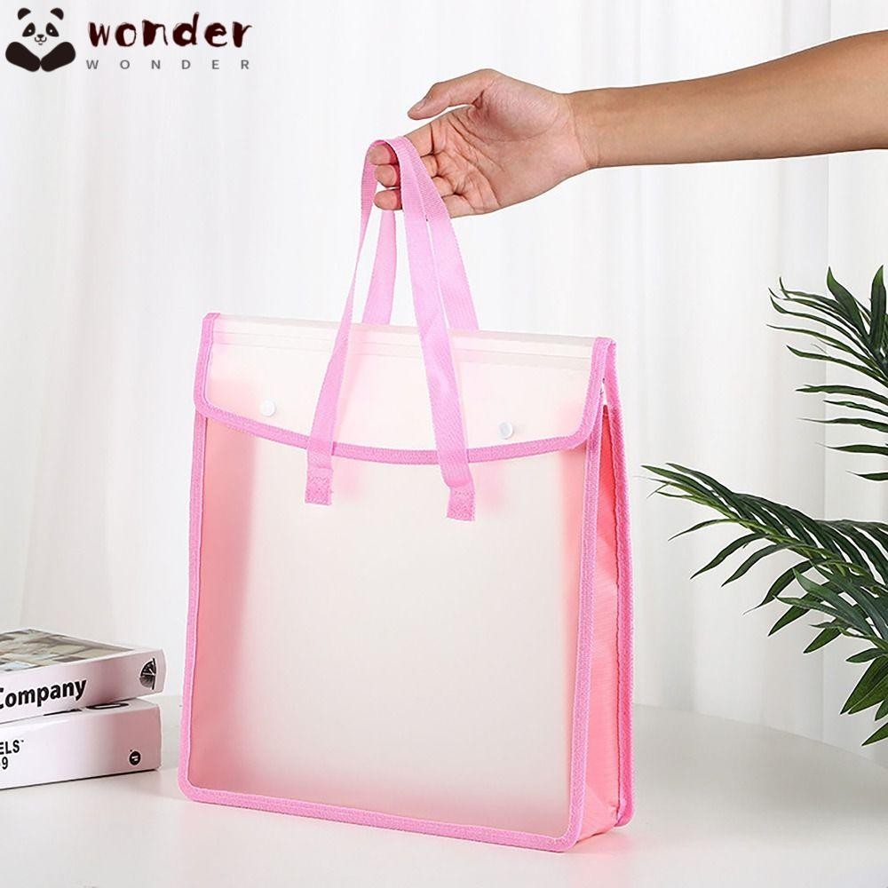 WONDER Document Bag, Zipper Waterproof Storage Bags, Portable Large ...