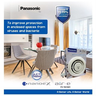 Panasonic Nanoe X Generator Air-e / Air Purifier With Casing Box Airpro FV-15CSD1 nanoe™X of ...