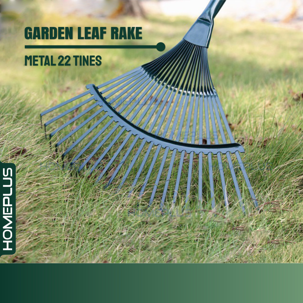 Homeplus Steel Garden Leaf Rake Cakar Rumput Daun Besi | Shopee Malaysia