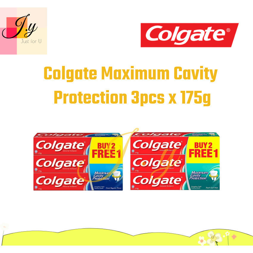 (LIVE & OFFER) Colgate Maximum Cavity Protection Fresh Cool Mint Great ...