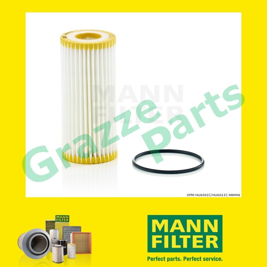 Original Mann Oil Filter HU6002Z HU 6002 Z = HU6013Z HU 6013 Z Audi A5 ...