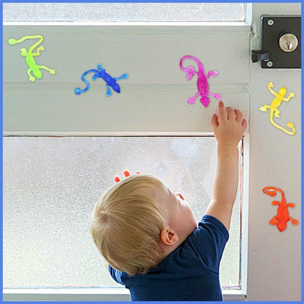 Wall Walkers Sticky Toy 20PCS Sticky Lizard Hand Fidget Toys Set ...