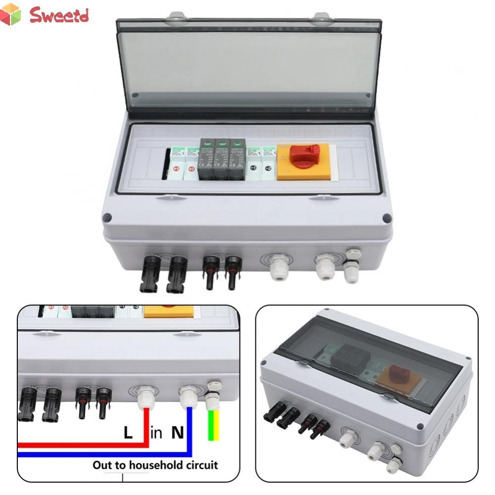 PV Combiner Box 1000V 16A DC FUSE 32A Lsolating Switch Combiner Box 2 In 1 Out | Shopee Malaysia