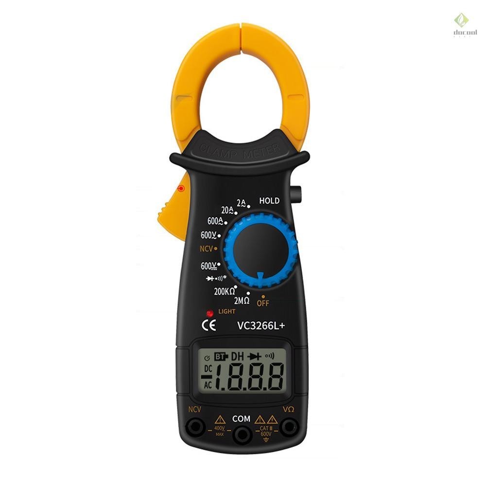 Digital Clamp Meter Multimeter Measures Resistance Alternating and ...