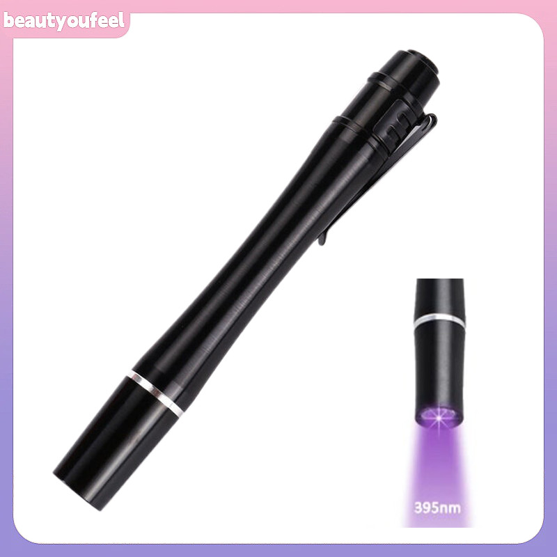 Beautyoufeel UV Flashlight LED 395nm Ultraviolet Flashlight Pen ...