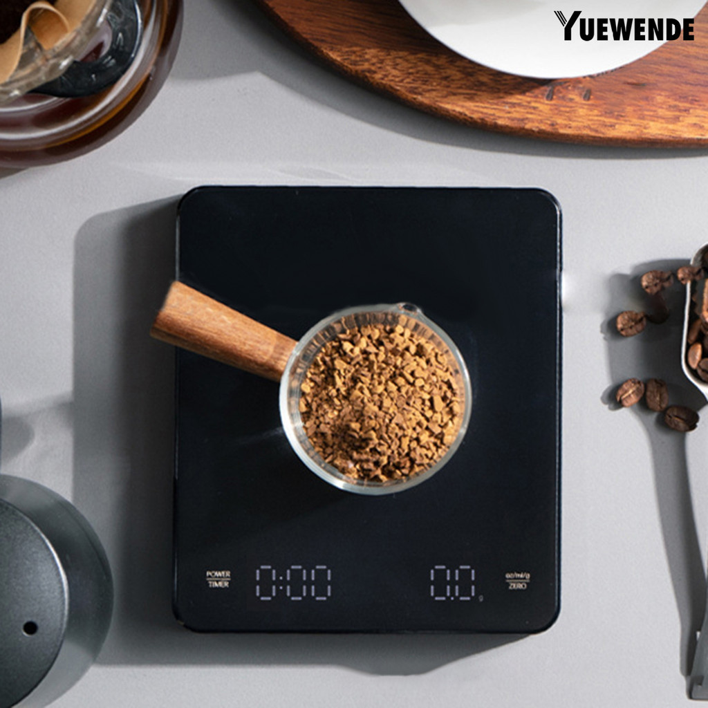 [YUE]Mini Coffee Scale with Dual Timing Modes 3kg/0.5g Accurate ...