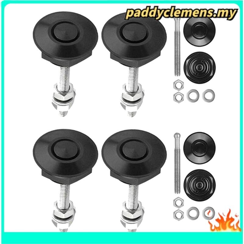 2set Push Button Quick Release Hood Bonnet Pins Lock Clip Car Bumper ...