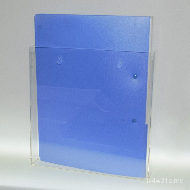 Rak Paparan Akrilik A4 Besar yang Dilekap di Dinding, Boleh Menampung ...