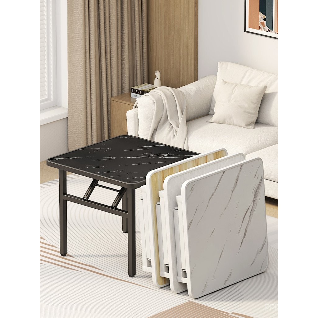 Foldable Table Stall Household Small Apartment Dining Table Square ...