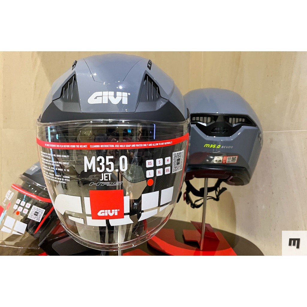 100% Original GIVI M35.0 Scudo Graphic Torch Double Visor Motorcycle ...