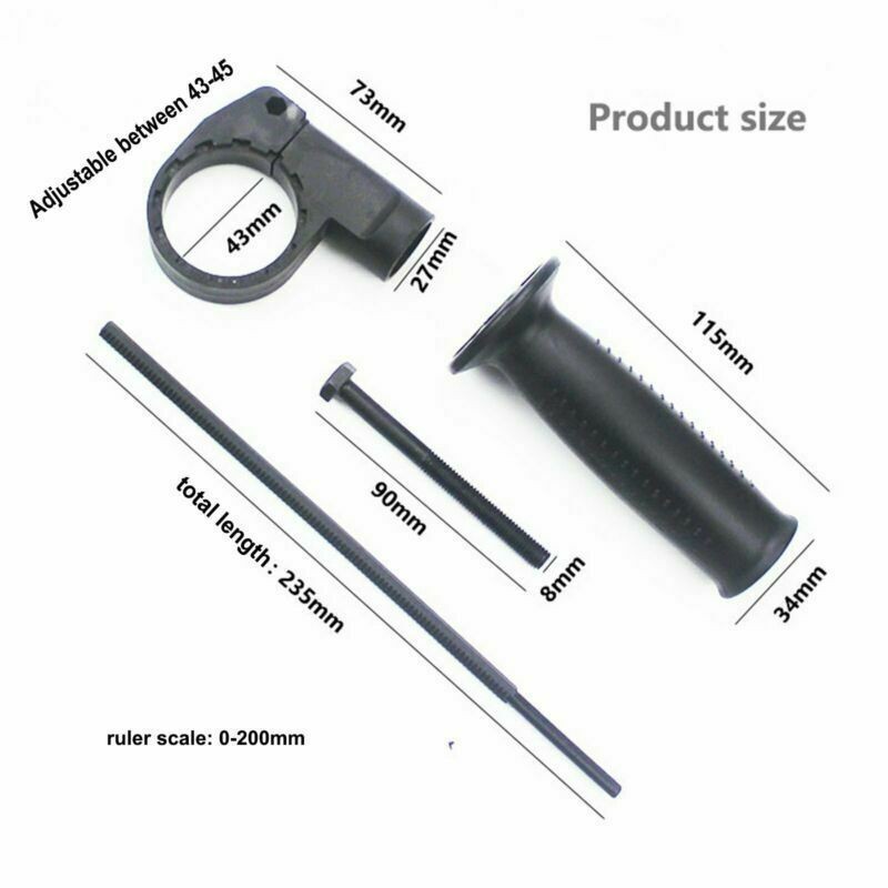 EVER| Hammer Drill Side Handle For Electric Drill Grinding Machine ...