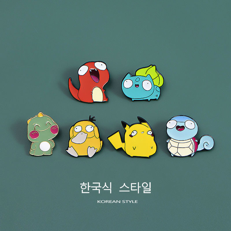 Pokémon Pokémon Brooch Pikachu Can Reach Duck Brooch High-End ins ...