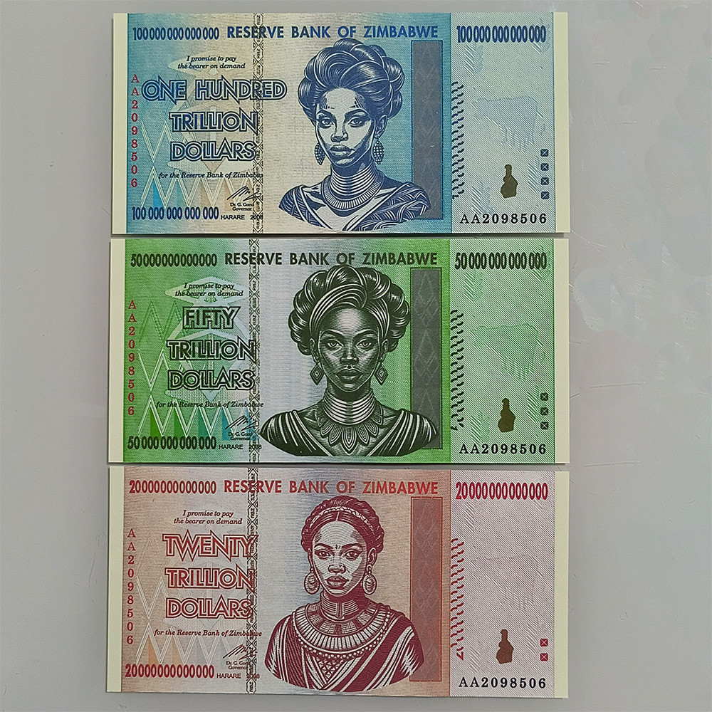 Zimbabwe 10 million Big Face Value Beauty Commemorative Coupon Coin ...