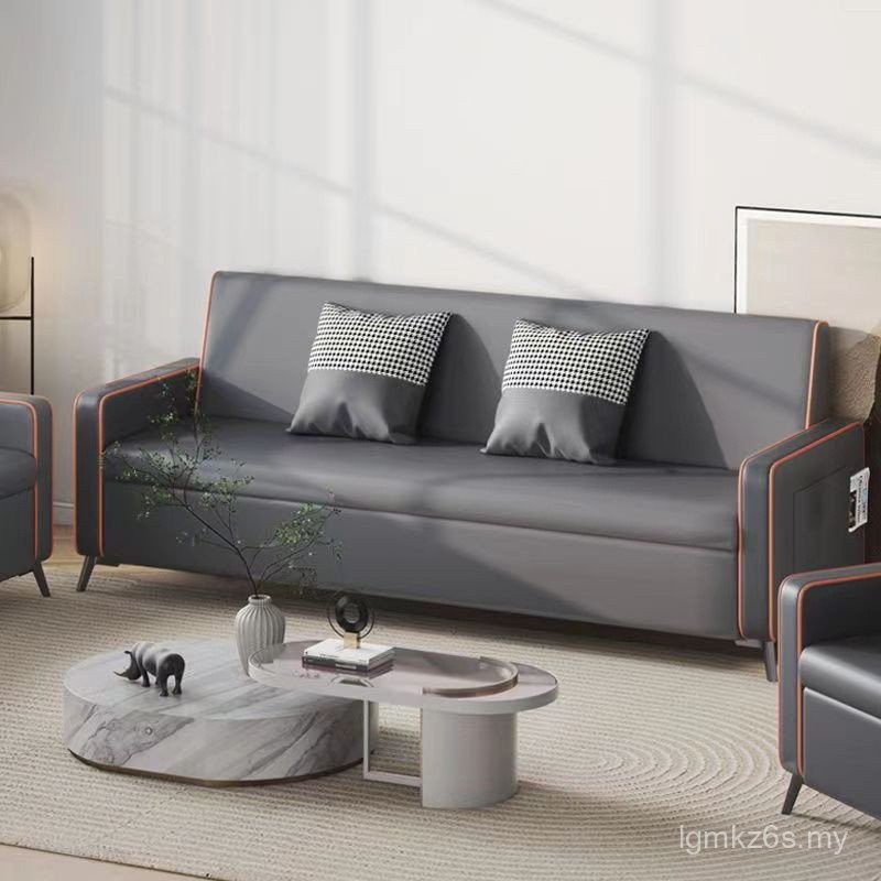 Sofa Kulit INS Gaya Gabungan Lurus Perabot Pangsapuri Kecil Pejabat ...