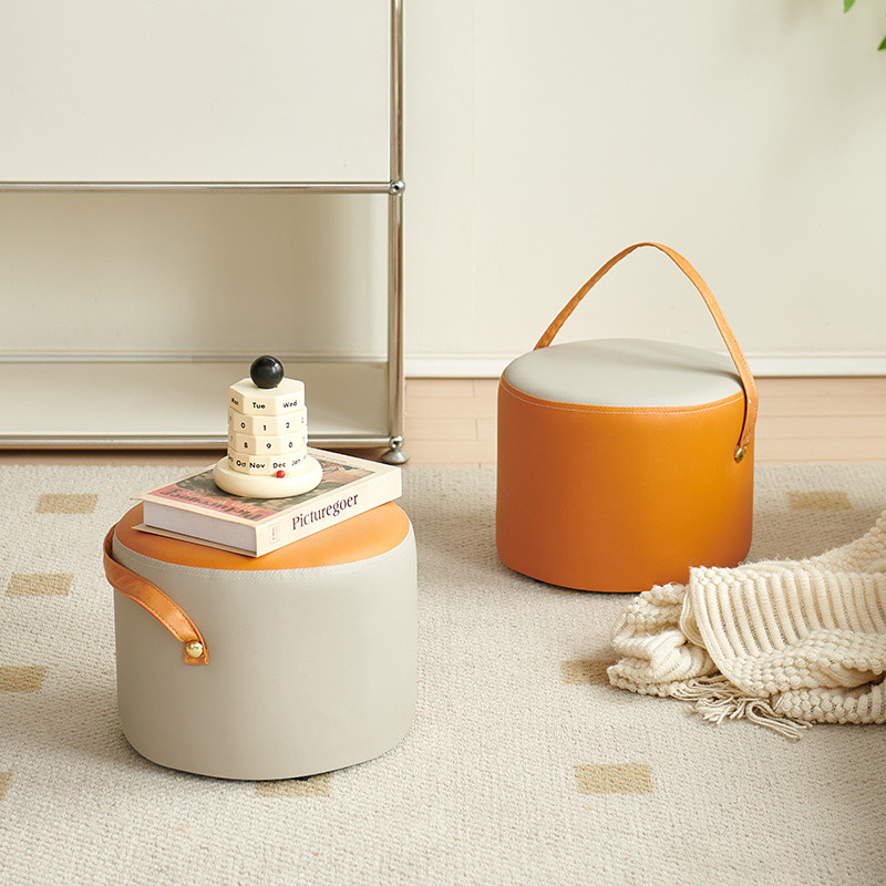 Shoe Changing Stool Portable Light Luxury Low Stool Home Living Room ...