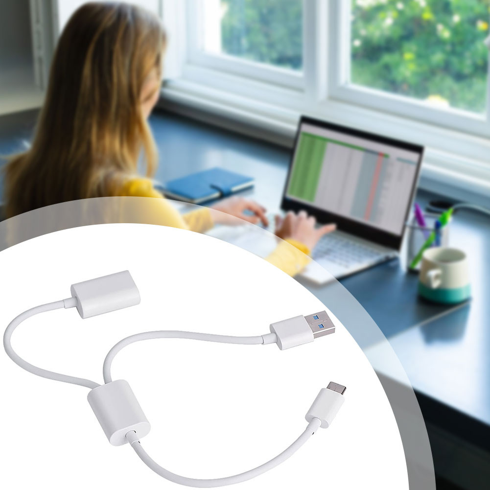 USB C To USBA/USB 3 Adapter Splitter Y Cable Portable OTG Hub Splitter ...