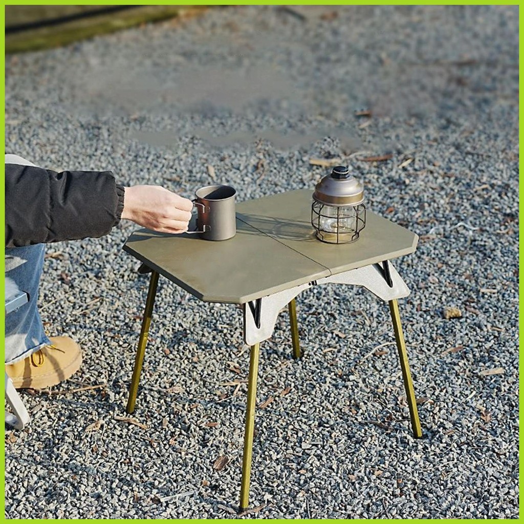 Folding Picnic Table Small Folding Camping Grill Table Foldable Stand ...