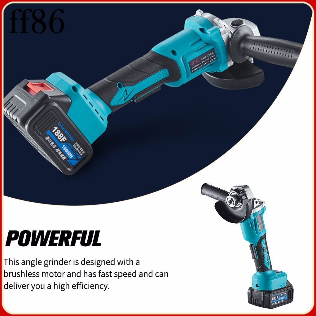 Nonslip Handle Brushless Angle Grinder Portable Machine Grinding ...