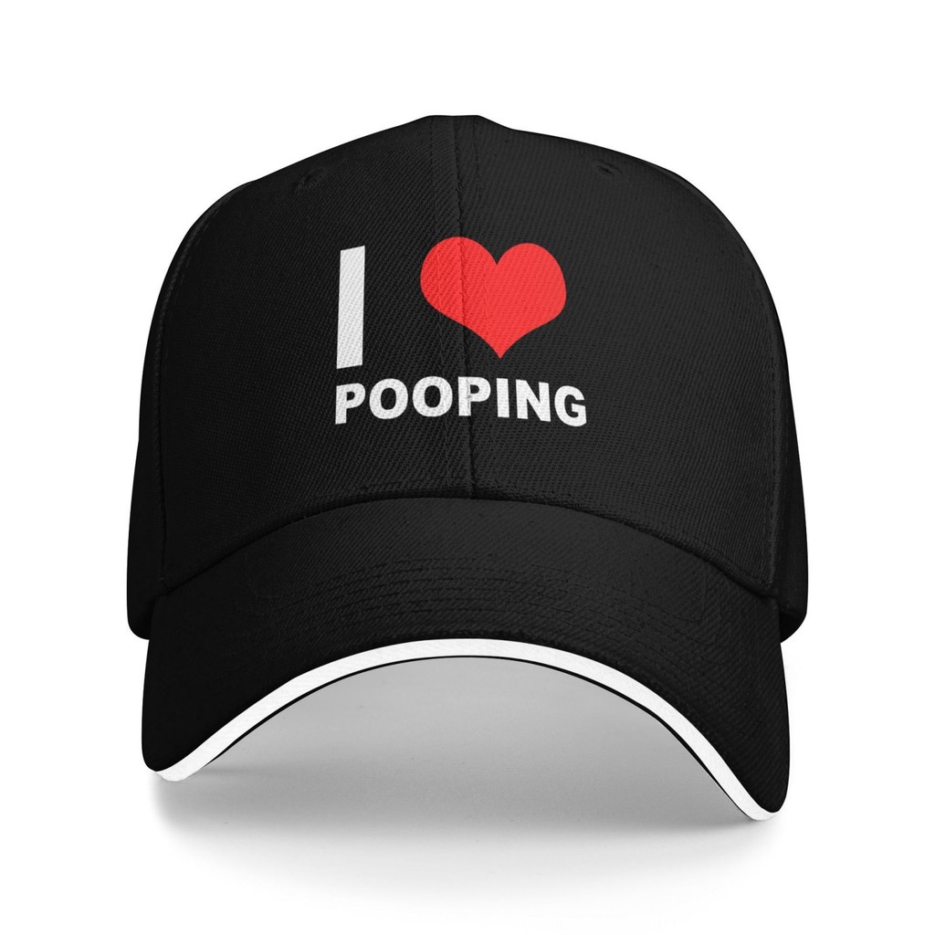 I Love Pooping Designer Popular Cotton Baseball Cap | Shopee Malaysia