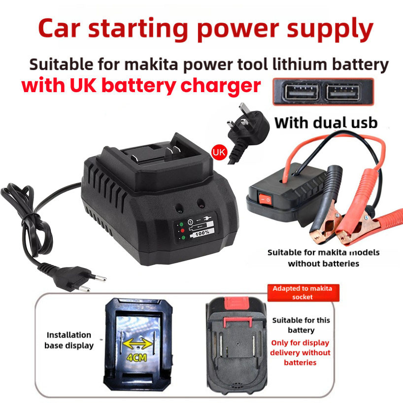 18V 21V Makita Lithium Battery Charger Power Tool Portable High Power ...