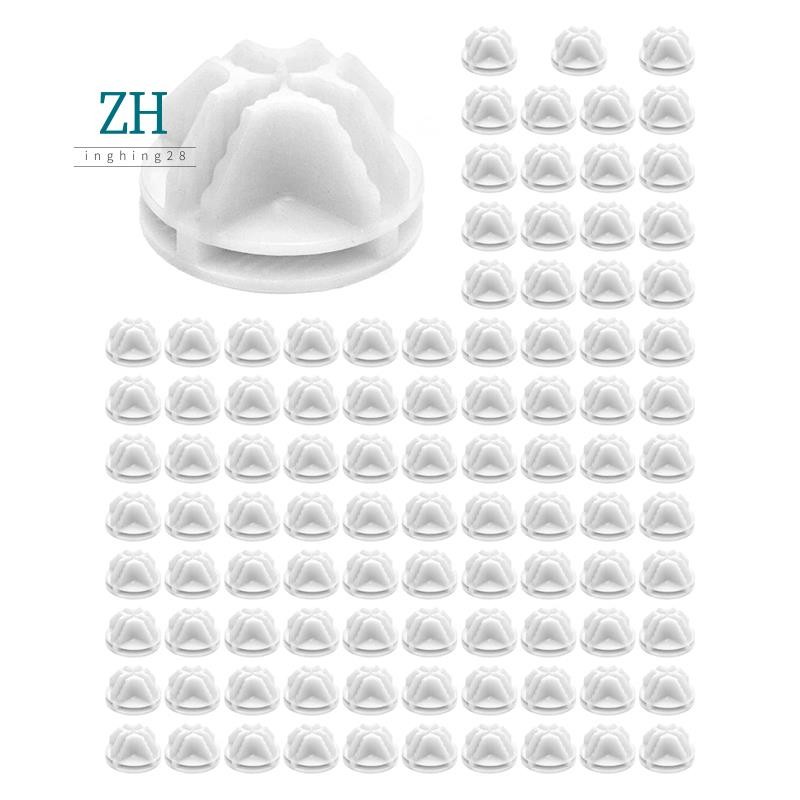 Wire Storage Connectors, 100 Pcs C-C Grid Connectors Clips Modular ...