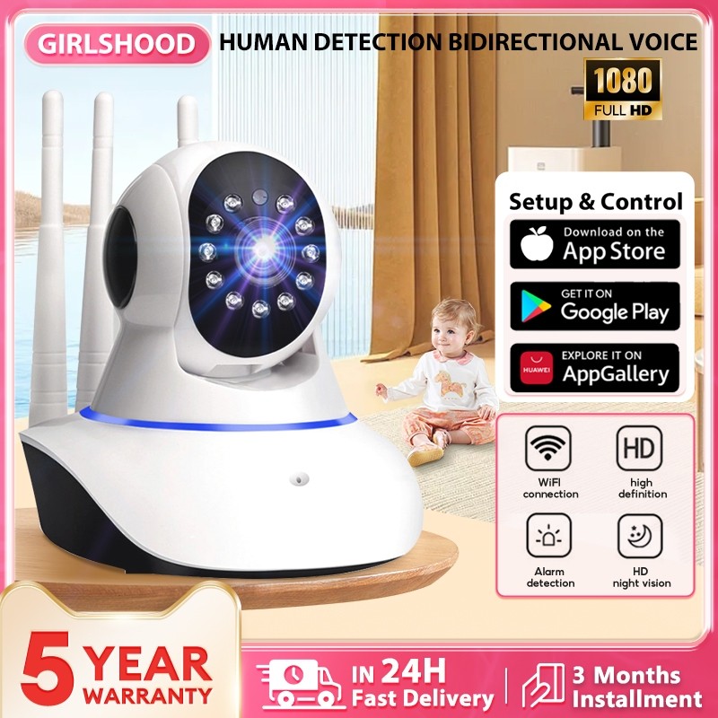 CCTV Wireless Camera 1080P Wifi CCTV IP Security Camera Night Vision ...