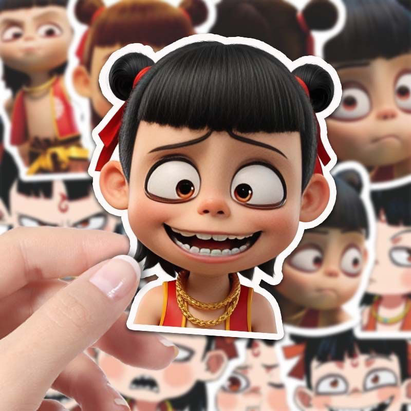 [Nezha] 180 Stickers Devil Boy's Advent Nezha Troubled Sea Emoticon Pack Movie Merchandise ...