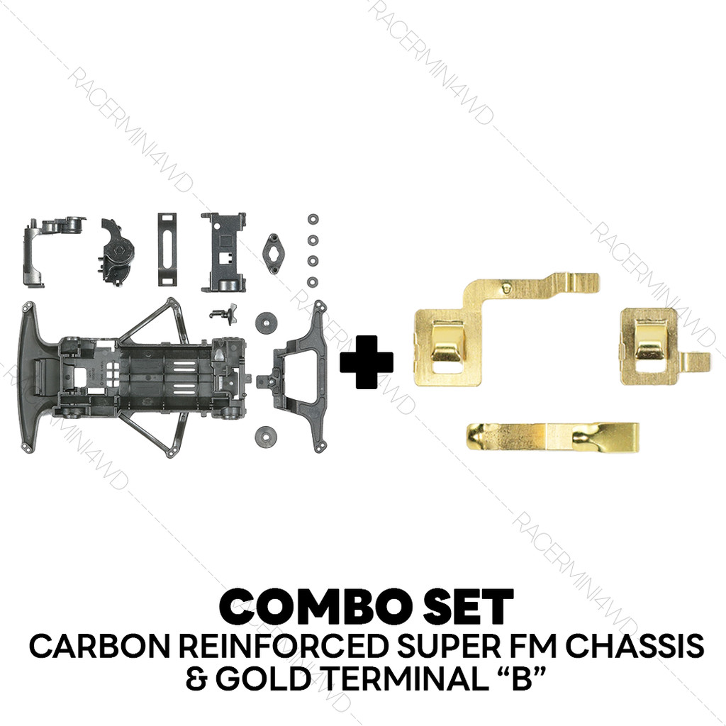 TAMIYA Carbon Super FM Chassis + Gold Termnal Set | Shopee Malaysia