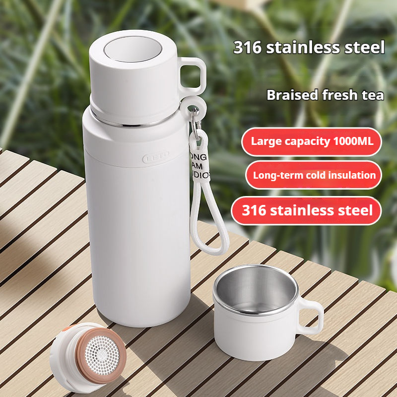 【ALLEN】316 Stainless Steel Vacuum Flask 800/1000ml Large Capacity ...