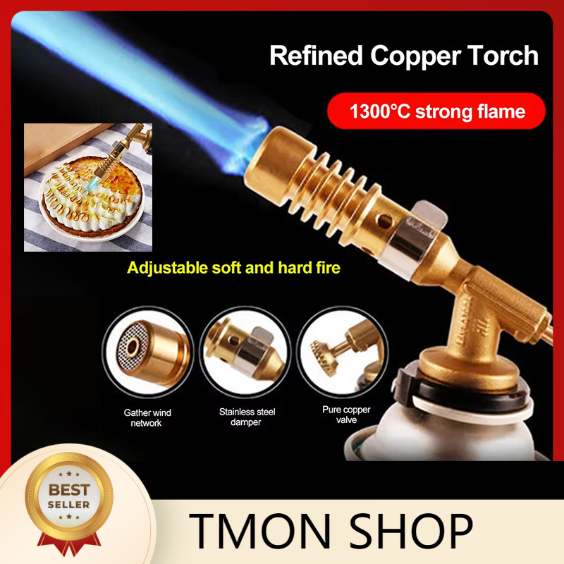 Gas Burner Welding Torch Portable Blowtorch Copper High Temperature ...