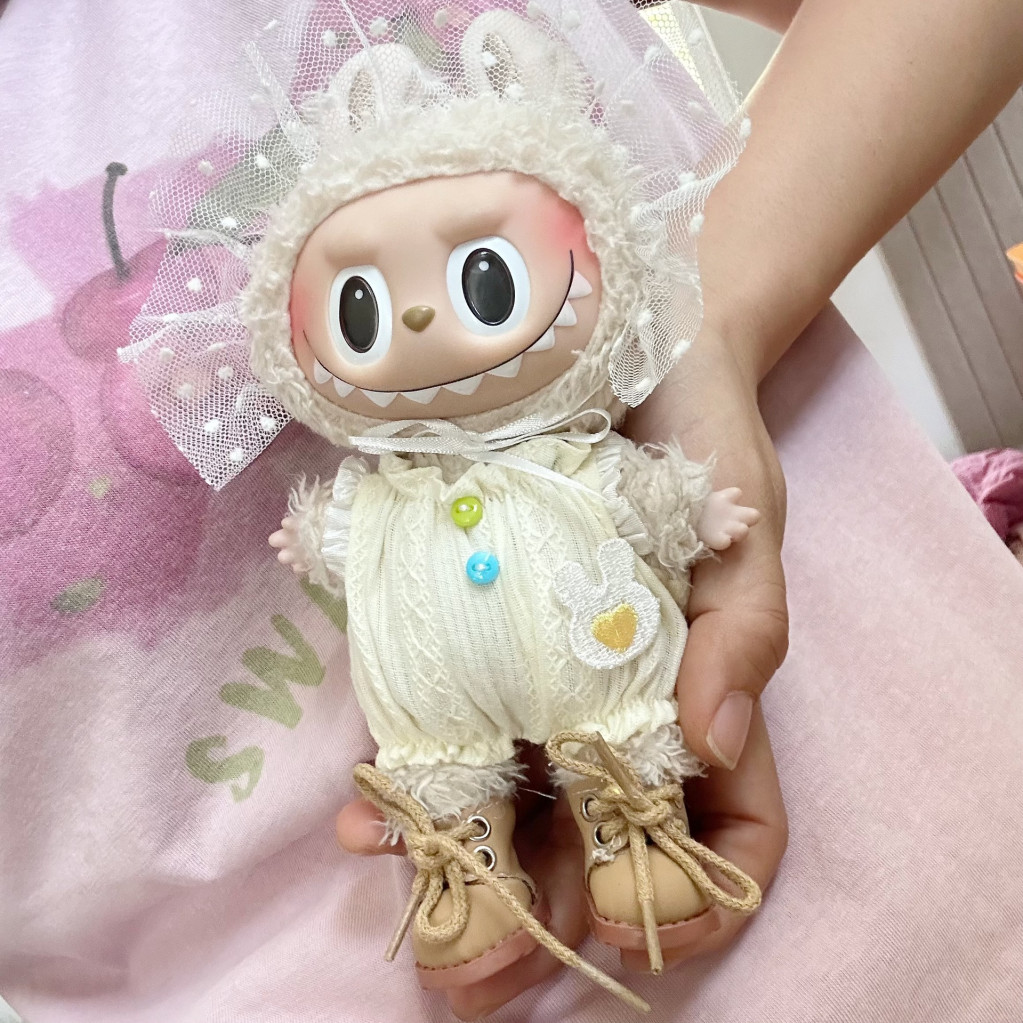Labubu Doll Clothes ,V1&V2 Adorable Labubu Clothes, Milk Yellow ...