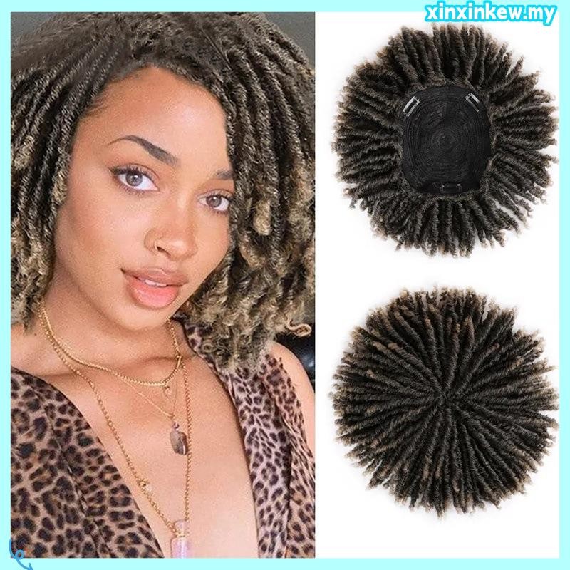 Men Dreadlocks Toupee Wigs Sof Synthetic Closure Wig Handmade Dread ...