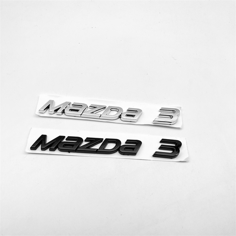 Applicable to Mazda English label MAZDA3 car label MAZDA3 car logo ...
