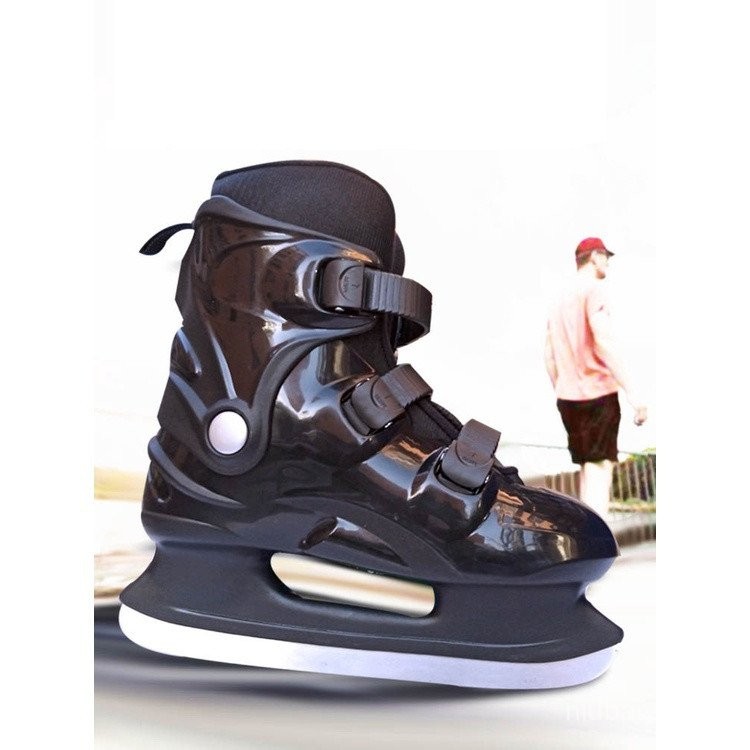 adult man women ice skates skating shoe hard shell ball ice skates ...