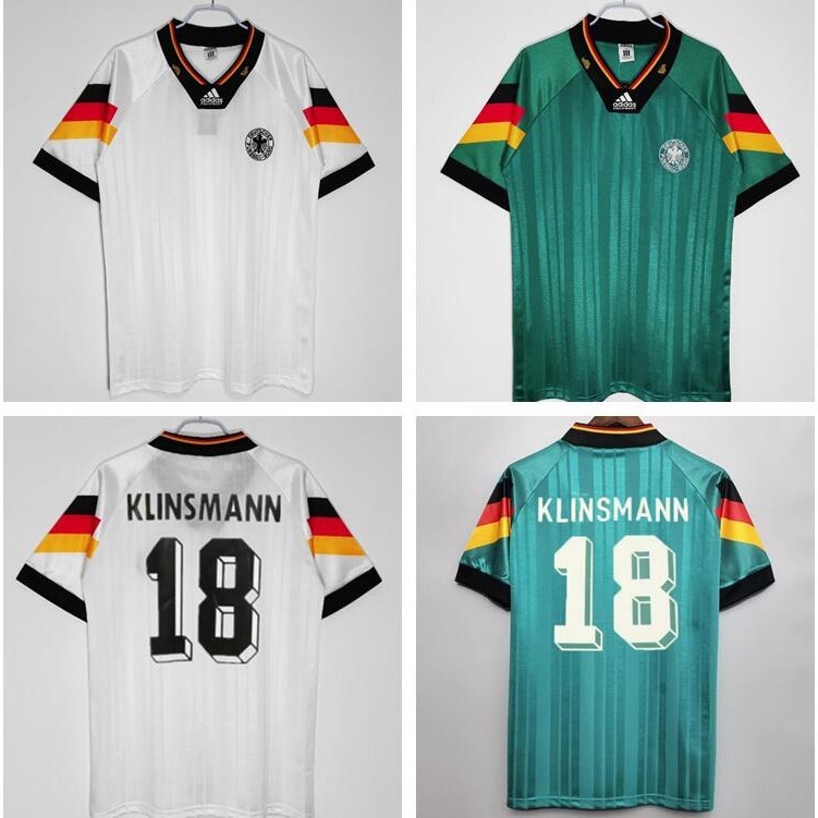 1992 Season Germany Away Retro Jersey Sports Football Jersey | Shopee ...