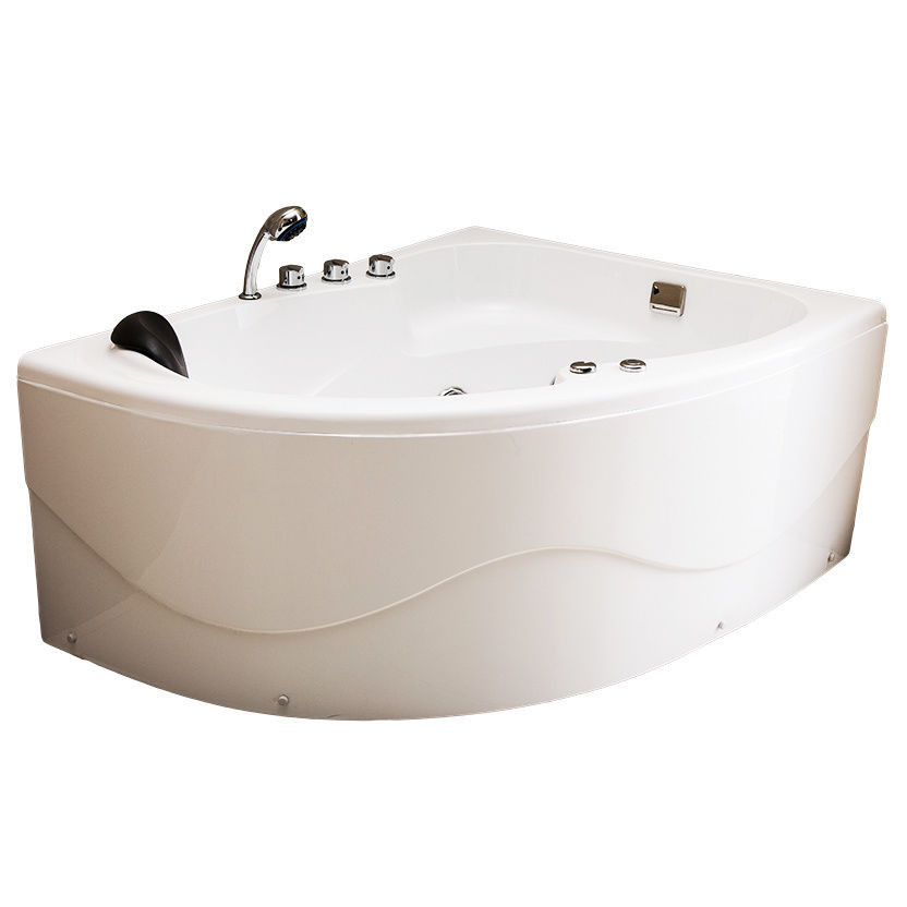 Acrylic Triangle Cylinder Independent Triangle Fan Massage Bathtub ...