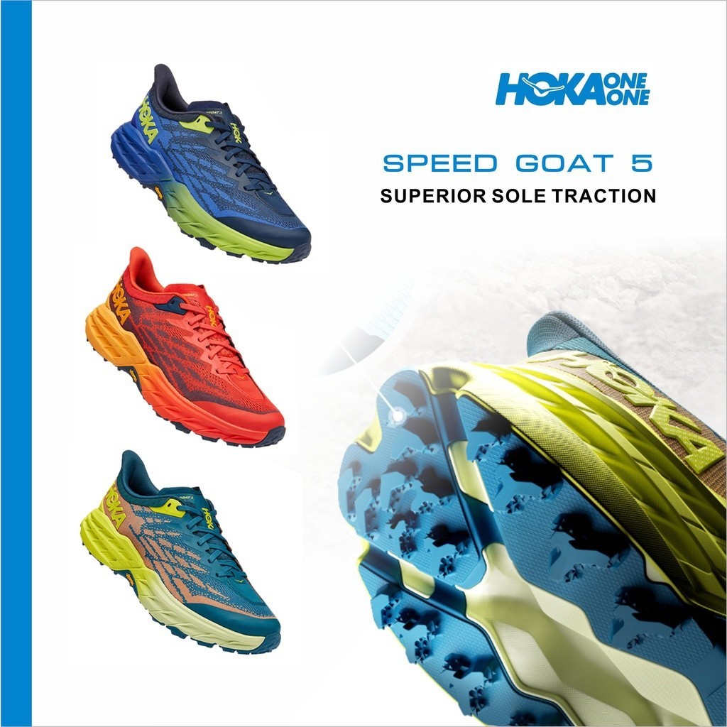 hoka one one speedgoat 5 speed goat 5 hiking shoes sneaker | Shopee ...