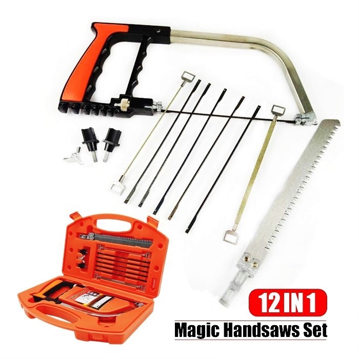 12 in 1 Universal Saw Tools Woodworking Multi Hand Saws Kit Magic ...