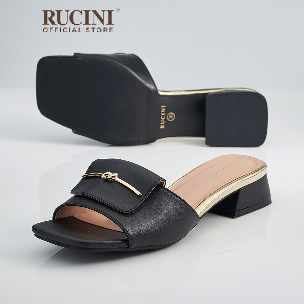 RUCINI Ladies Slide On Low Heels RLSH-LS7029 | Shopee Malaysia
