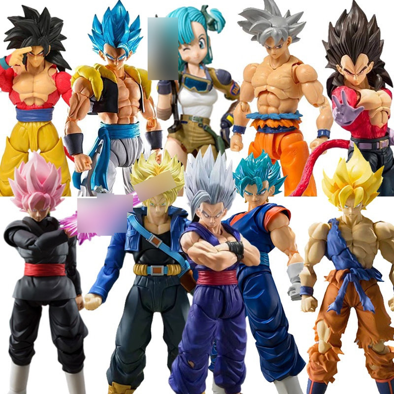 SHFiguarts Dragon Ball Z Action Figure SHF Son Goku Gohan Gogeta ...