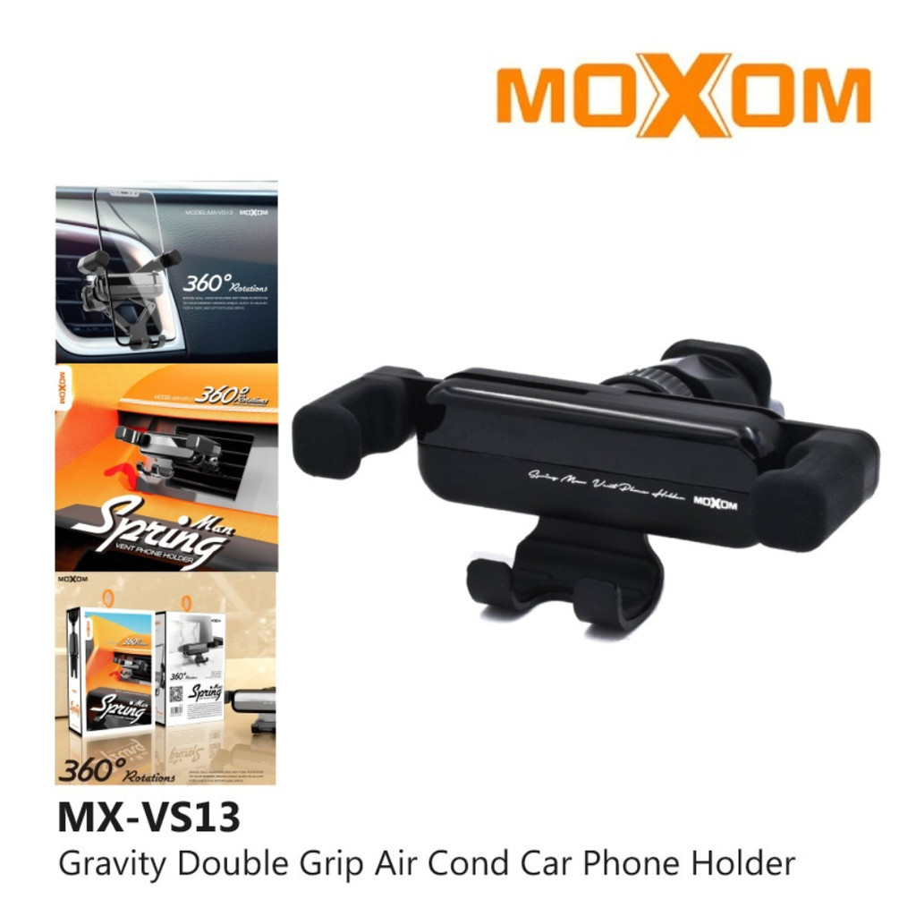 Moxom MX-VS13 Gravity Double Grip Auto Lock Air Cond Air Vent Vehicle ...