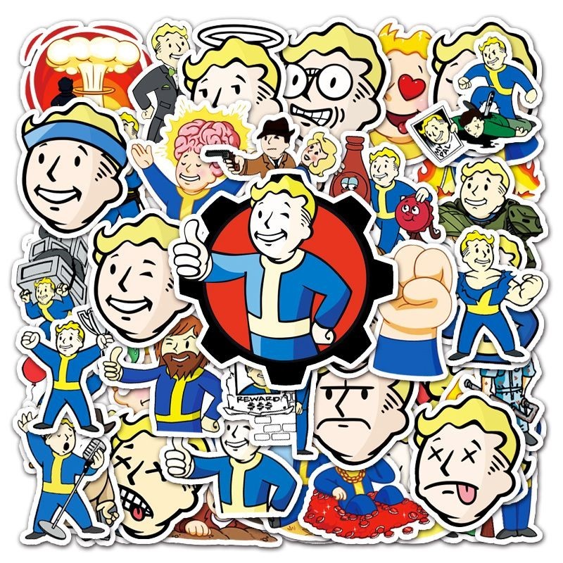 Spot goods fallout 4 50 Sheets Non-Repetitive Radiation 4 Fallout Game ...