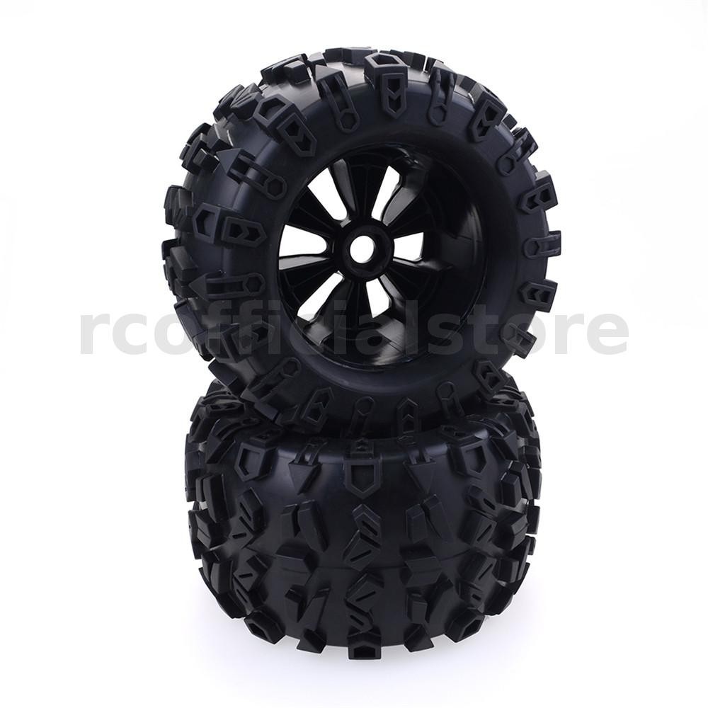 1/8 Monster RC Car Wheels Tires For Redcat Rovan HPI Savage XL MOUNTED ...