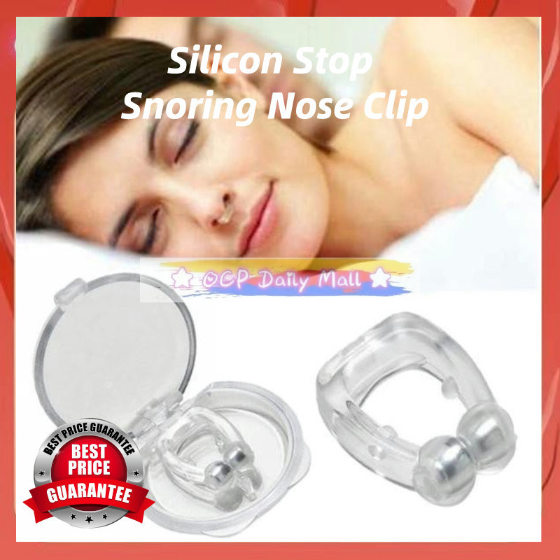 READY STOCK!!! Silicon Stop Snoring Nose Clip Magnet Anti Snore Sleep ...