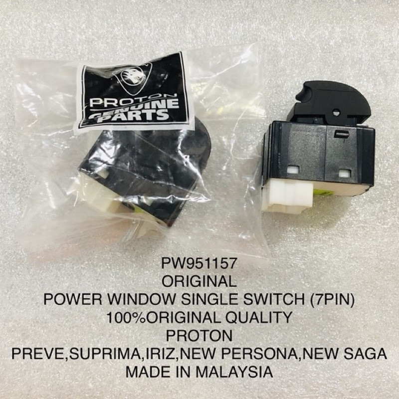 Proton Saga VVT, Iriz, Persona VVT, Preve and Suprima S Power Window ...