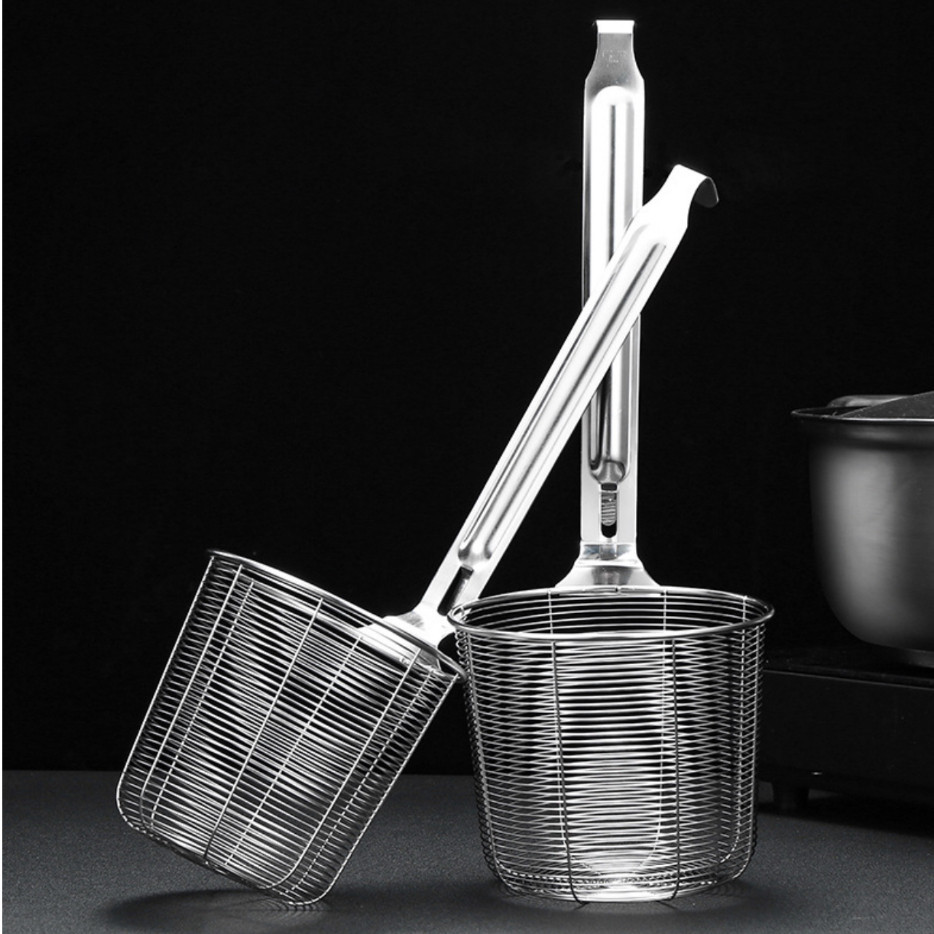 Stainless Steel Noodle Strainer Noodle Drain Mesh Colander Kitchenware ...