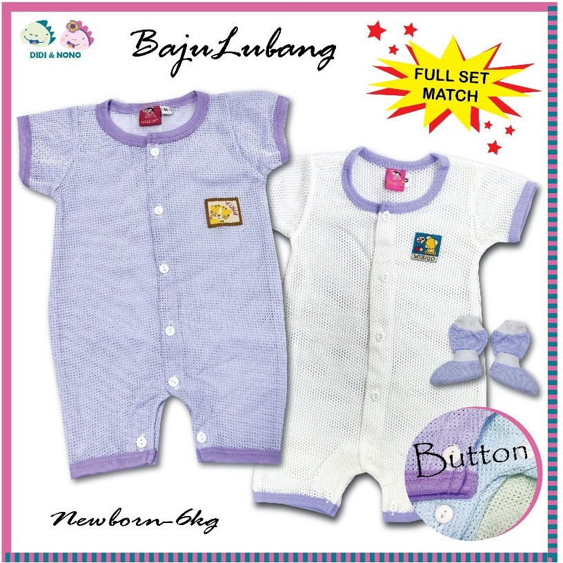 Baju baby Newborn Baby Clothes Eyelet Jumpsuit Rompers Suit Baju Bayi ...